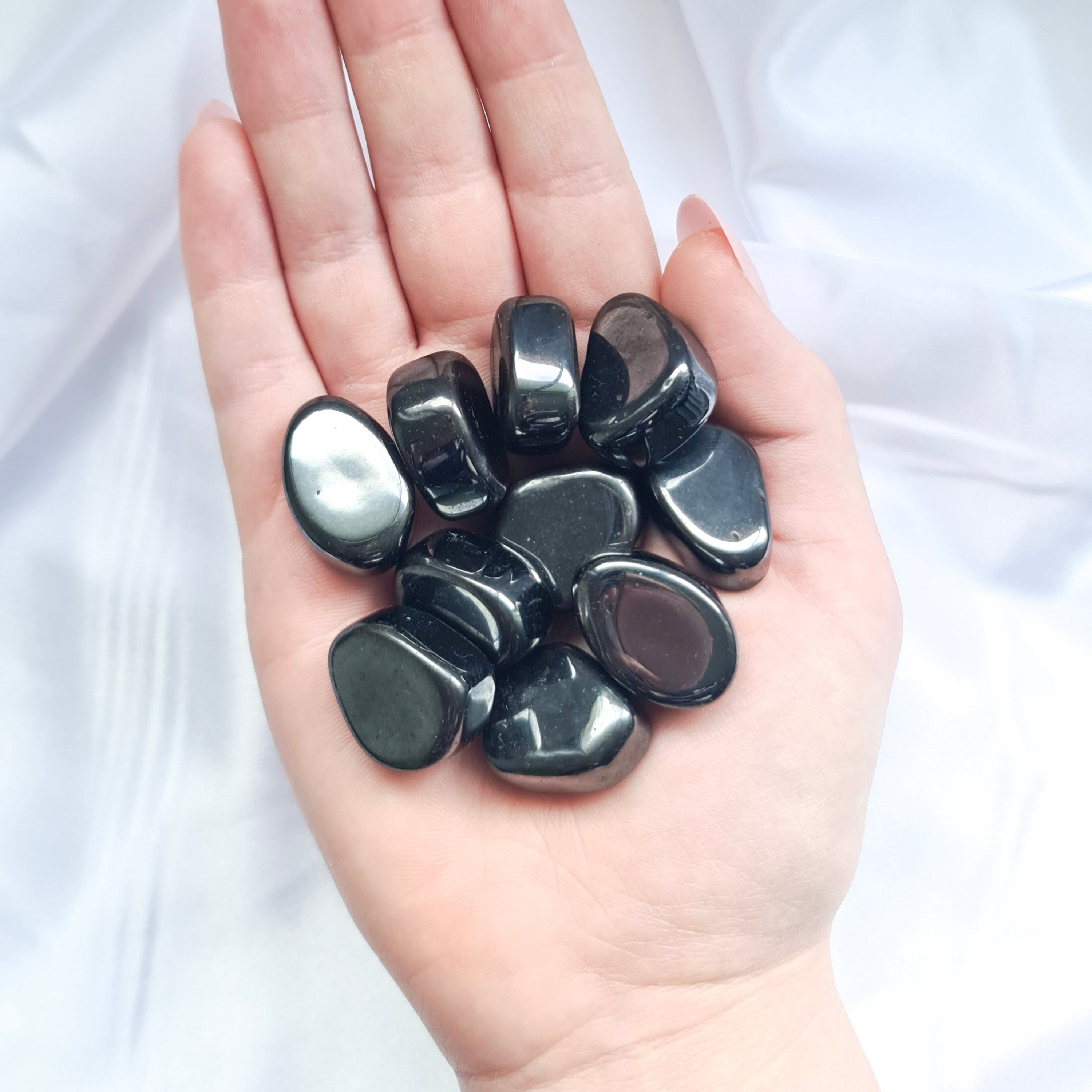 Hematite Tumbled Stones | Celestial Crystals