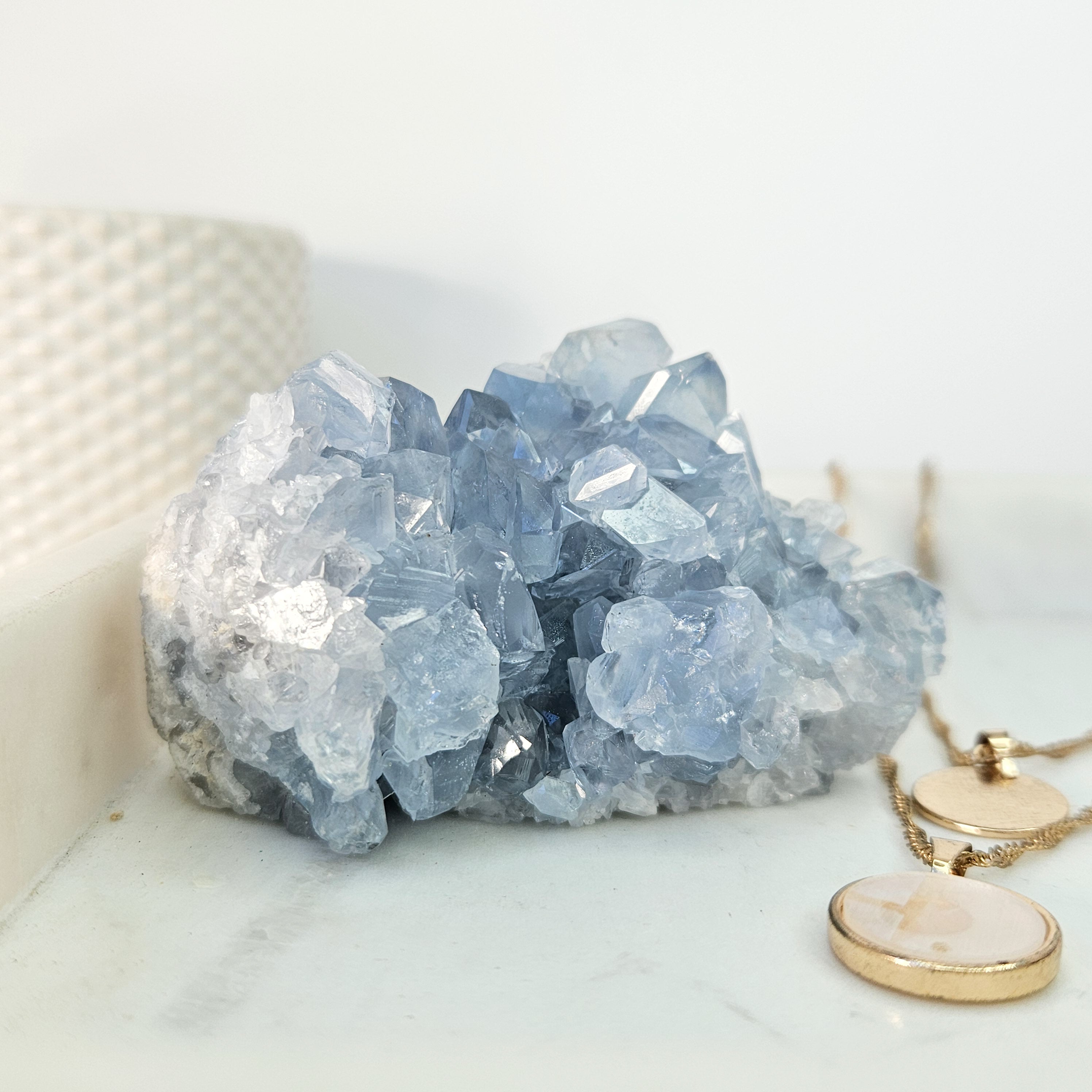 Celestite Clusters | Celestial Crystals
