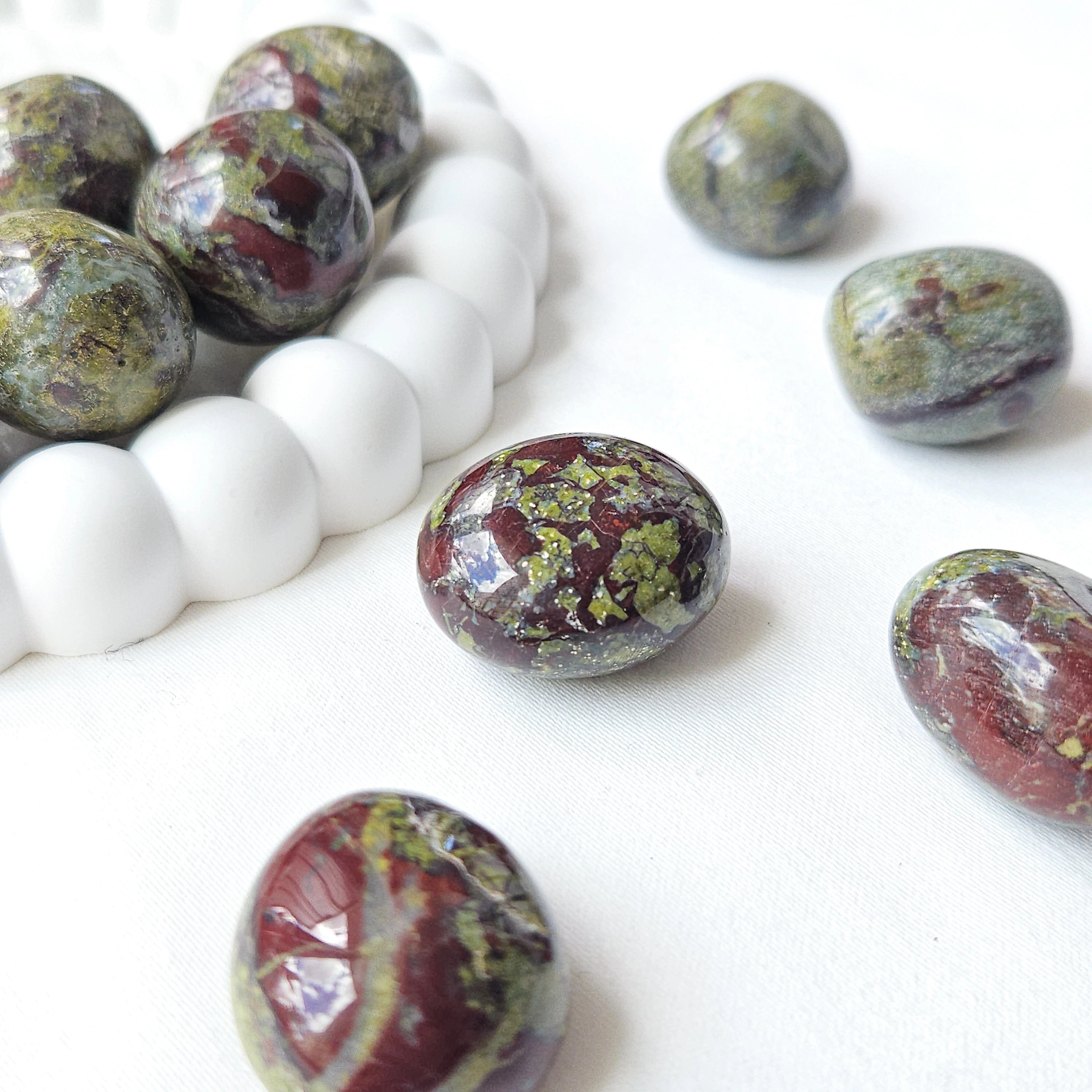 Dragon Blood Jasper Tumbled Stones | Celestial Crystals