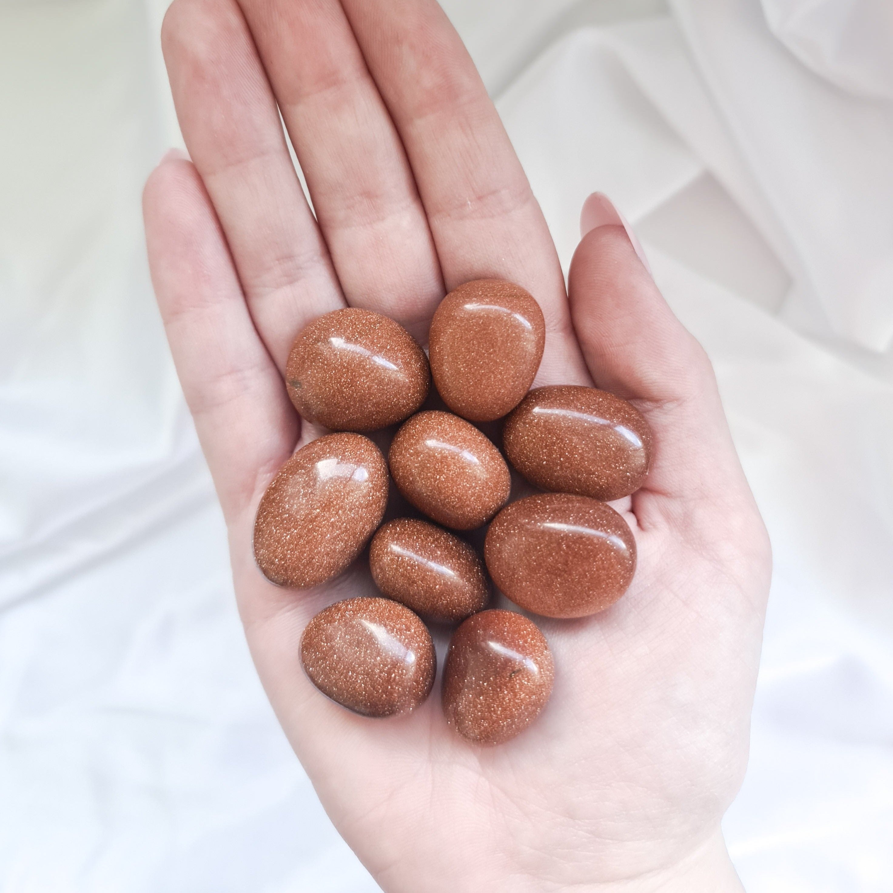 Goldstone Tumbled Stones | Celestial Crystals