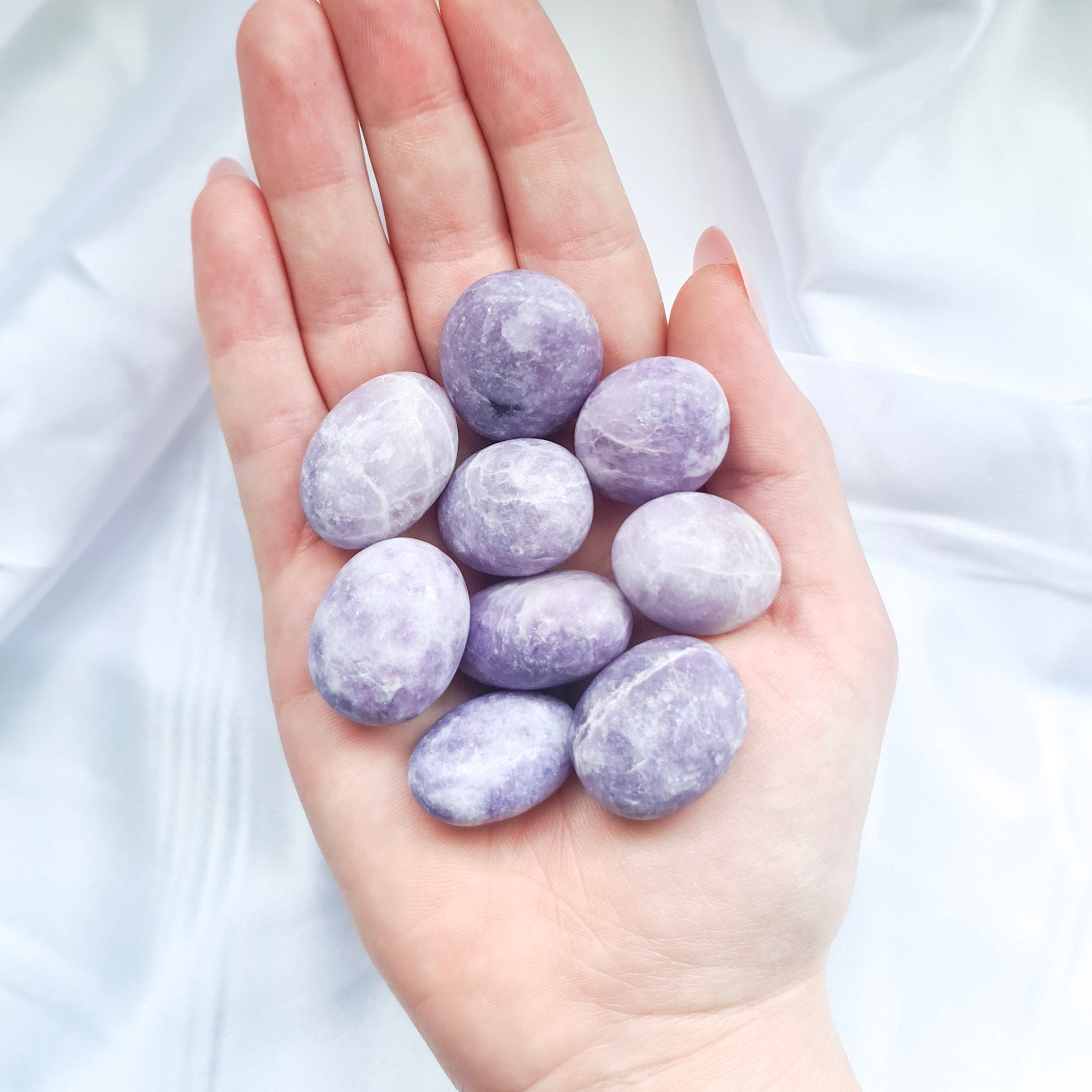 Lepidolite Tumbled Stones | Celestial Crystals