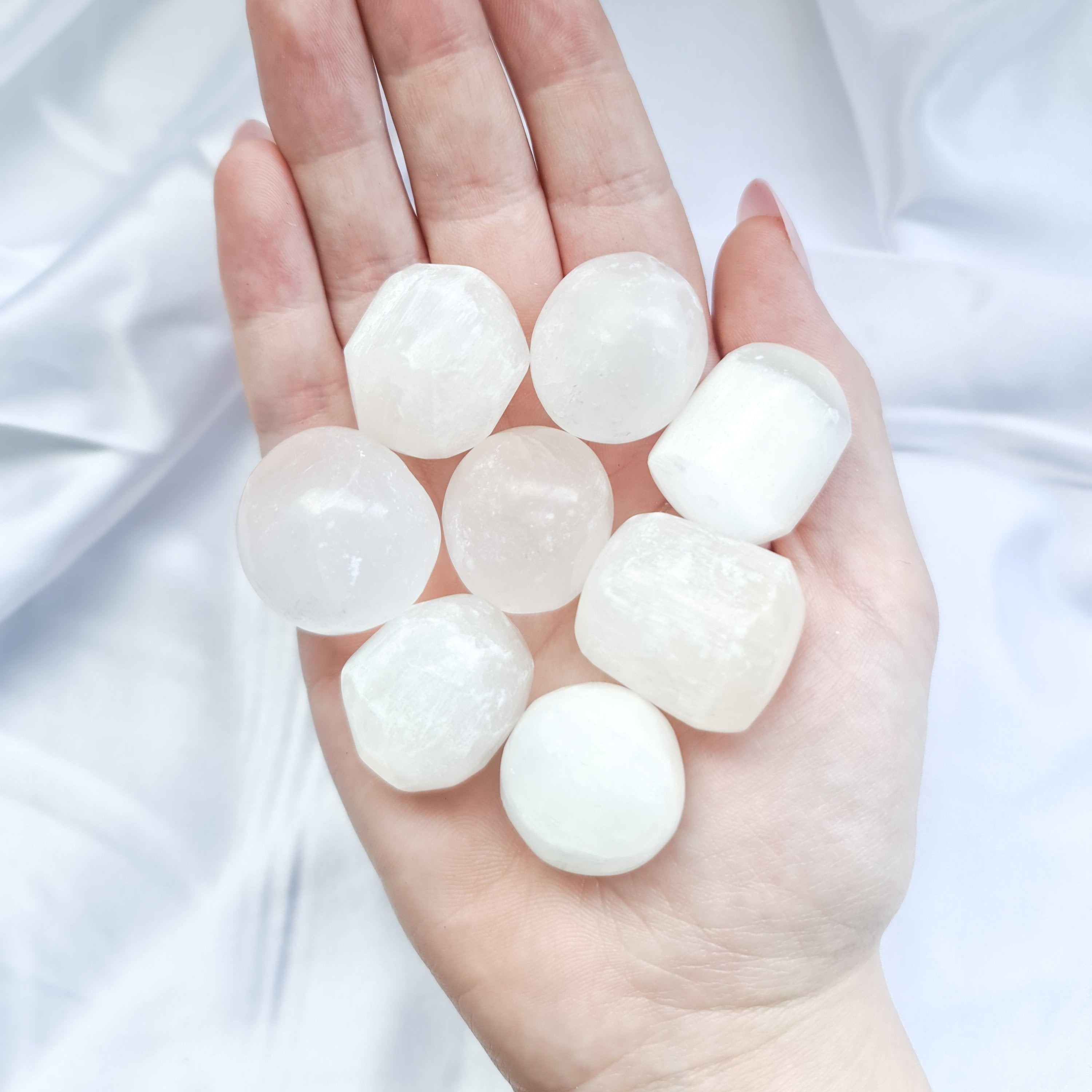 Selenite Tumbled Stones | Celestial Crystals